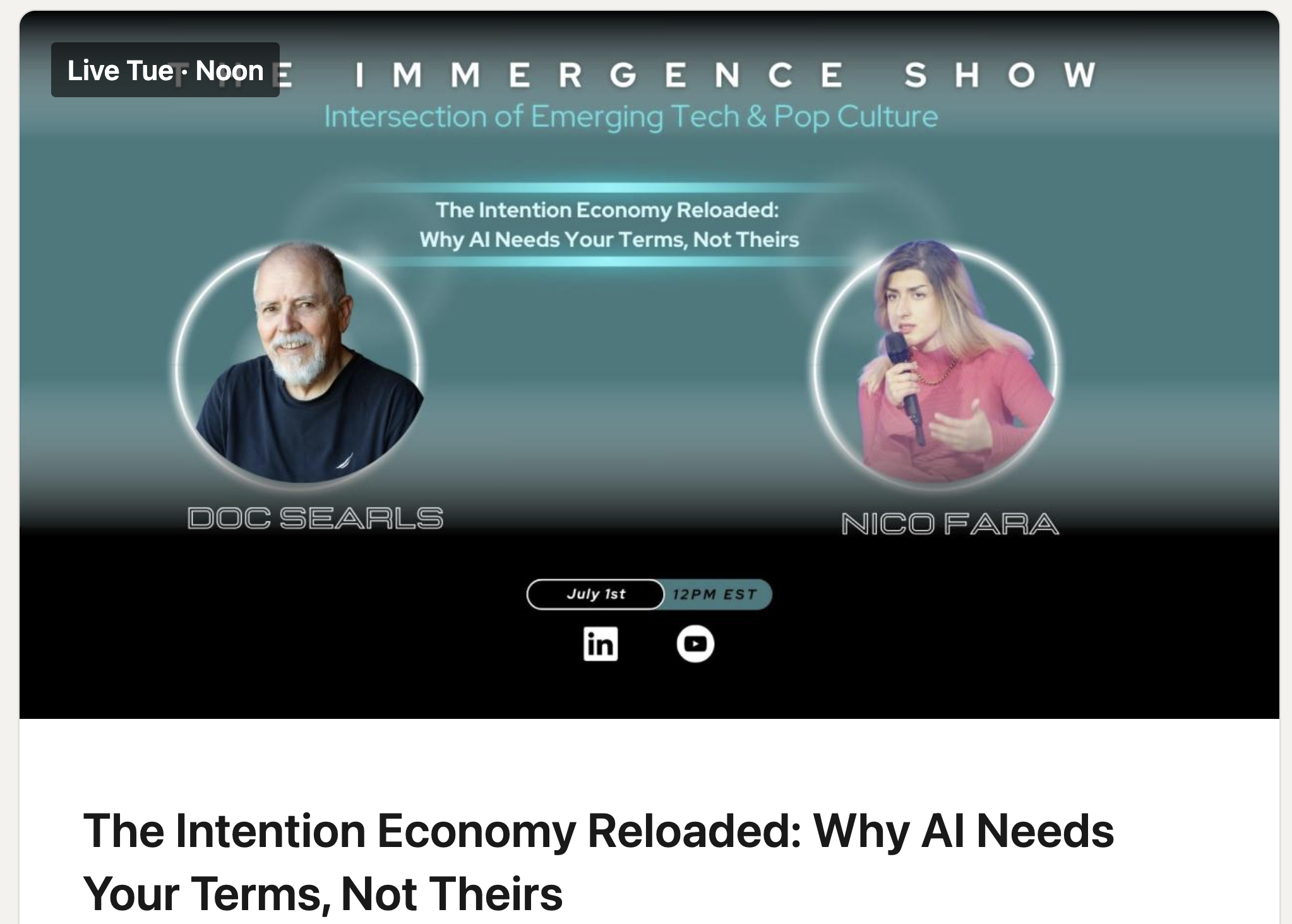 Friday, June 27, 2025 – Doc Searls Weblog